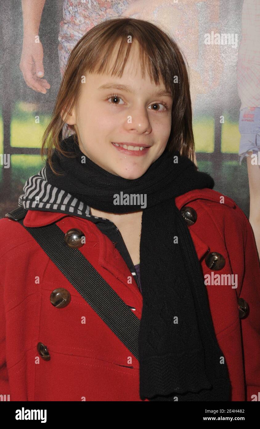 Alice Gautier attends the premiere of 'Le Pere De Mes Enfants' at the ...