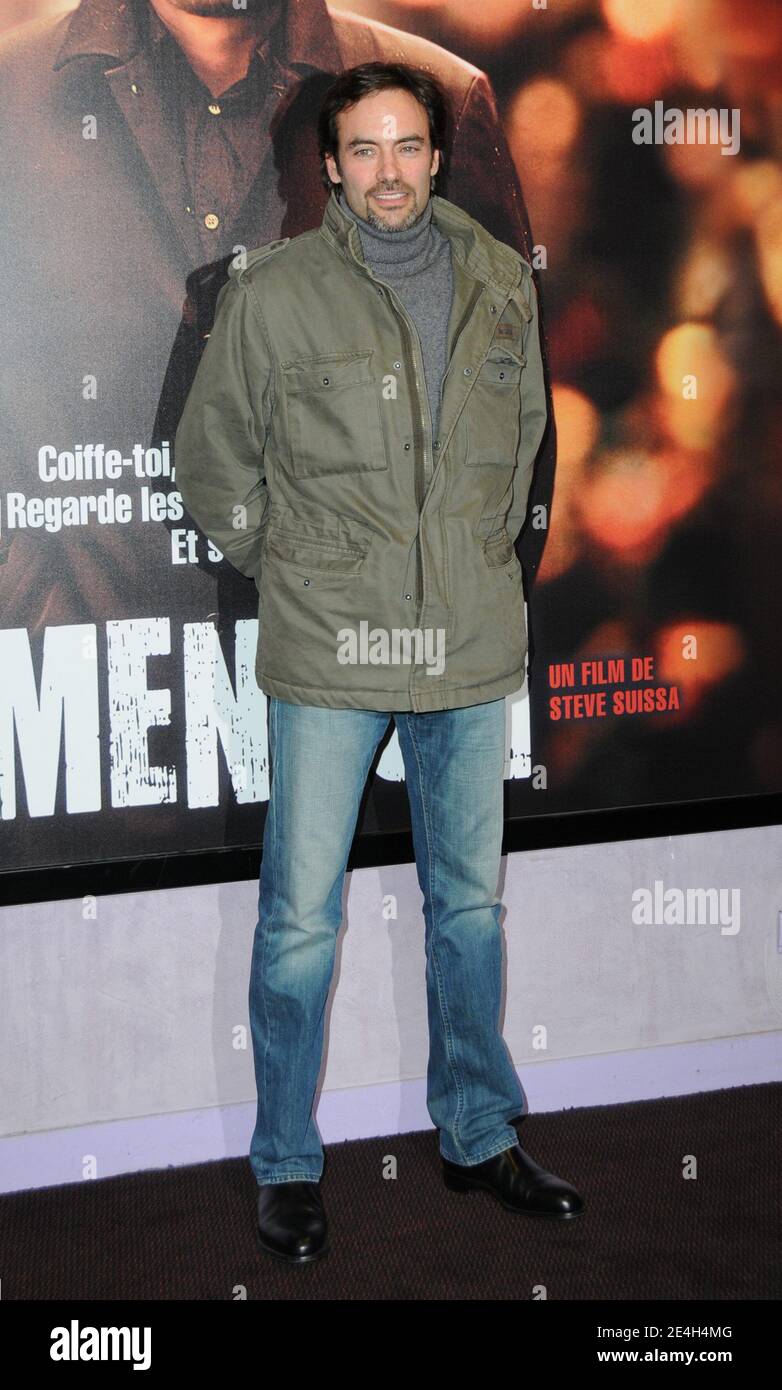 Anthony Delon attending the premiere of 'Mensch' at UGC Cine Cite Bercy ...