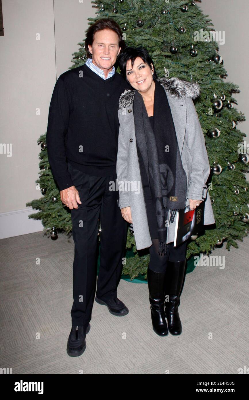 Bruce Jenner with wife Kris Jenner at The Official Michael Jackson Opus ...