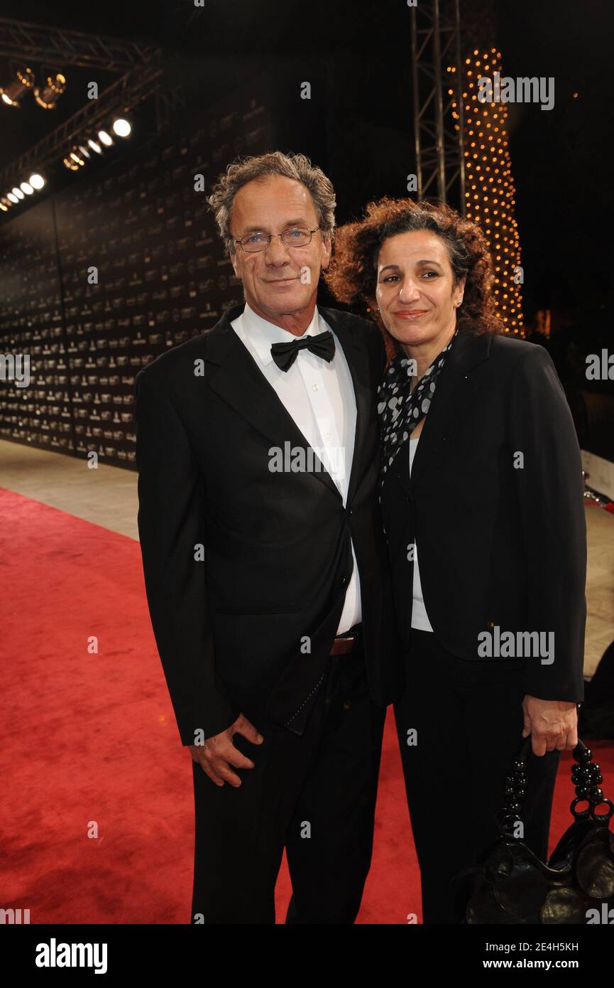 Palestinian actor Mohammed Bakri arrives for the film 'Nine' screening ...