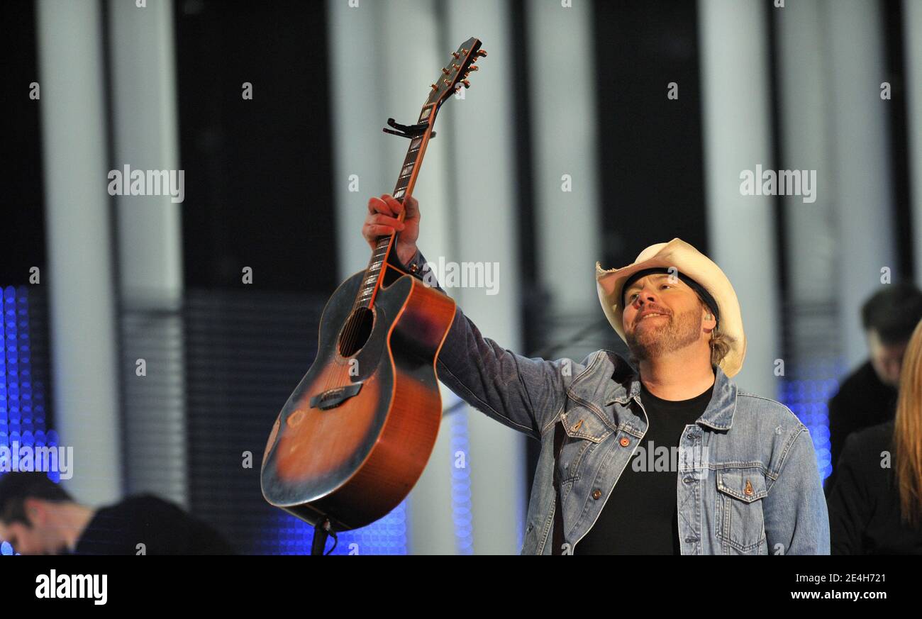 Toby Keith performs live on stage during the Nobel Peace Prize Concert ...