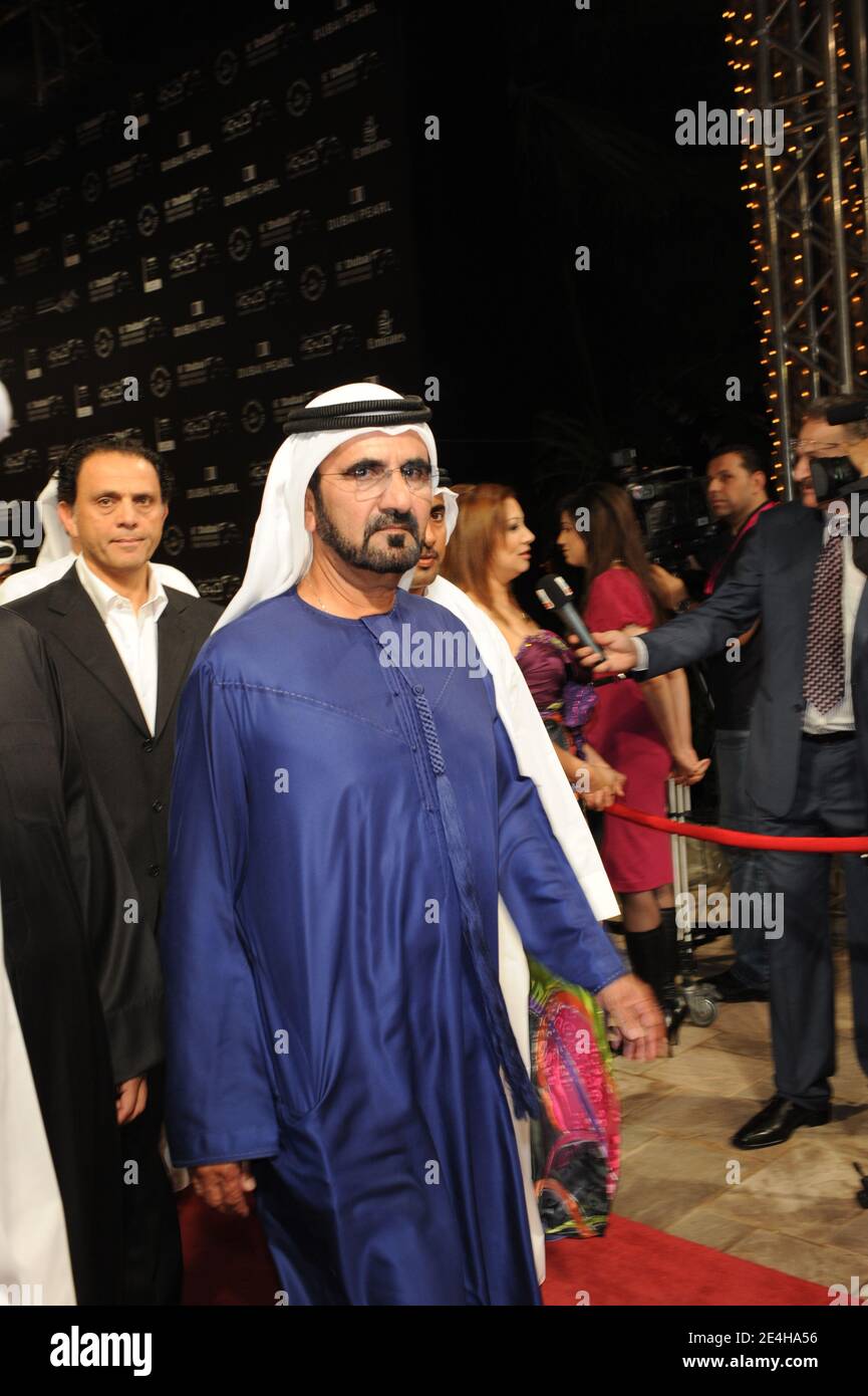 Dubai ruler Sheikh Mohammed Bin Rashed Al Maktoum arriving for the ...