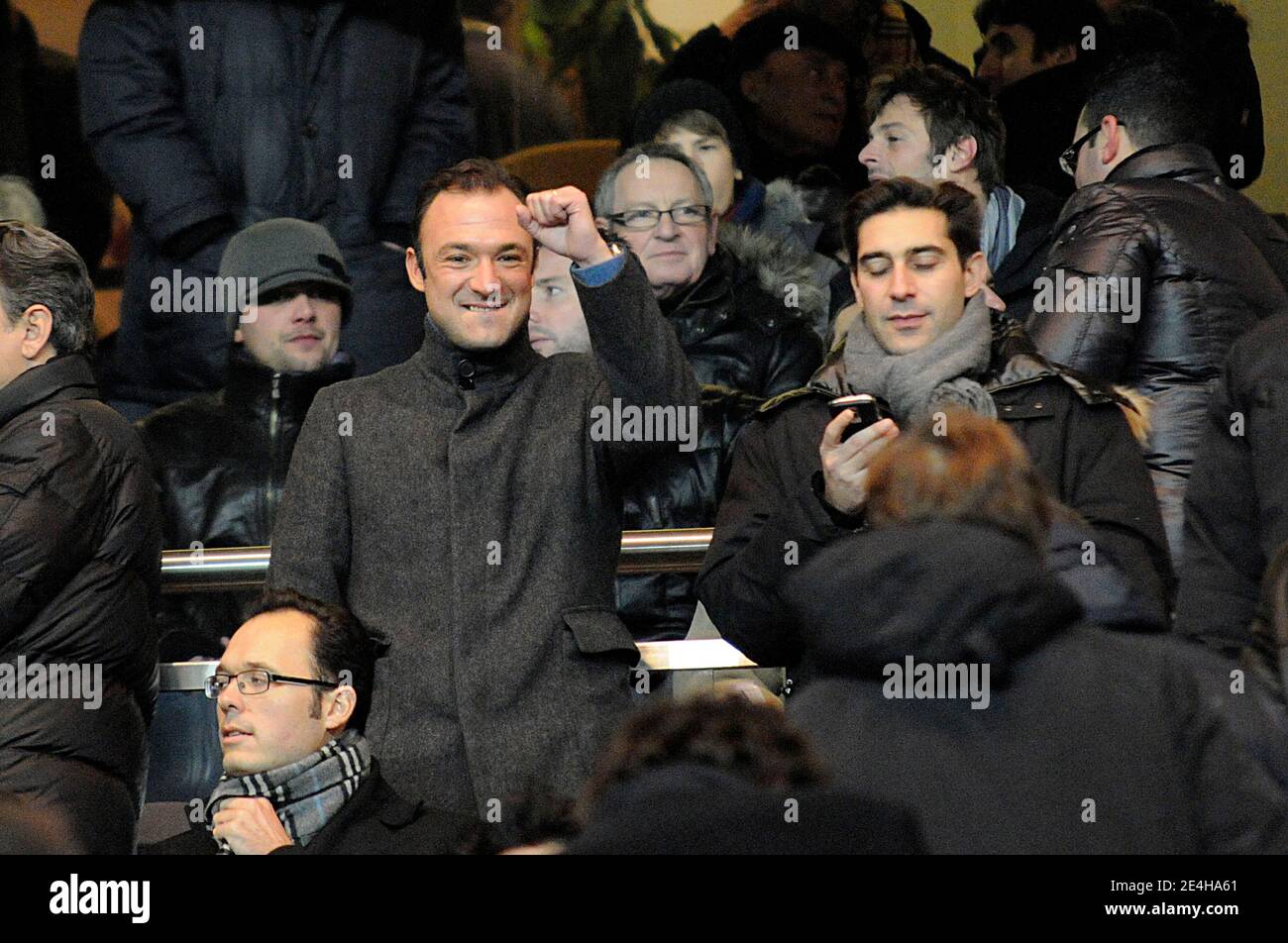 Alexandre Devoise during the French First League soccer match, Paris ...