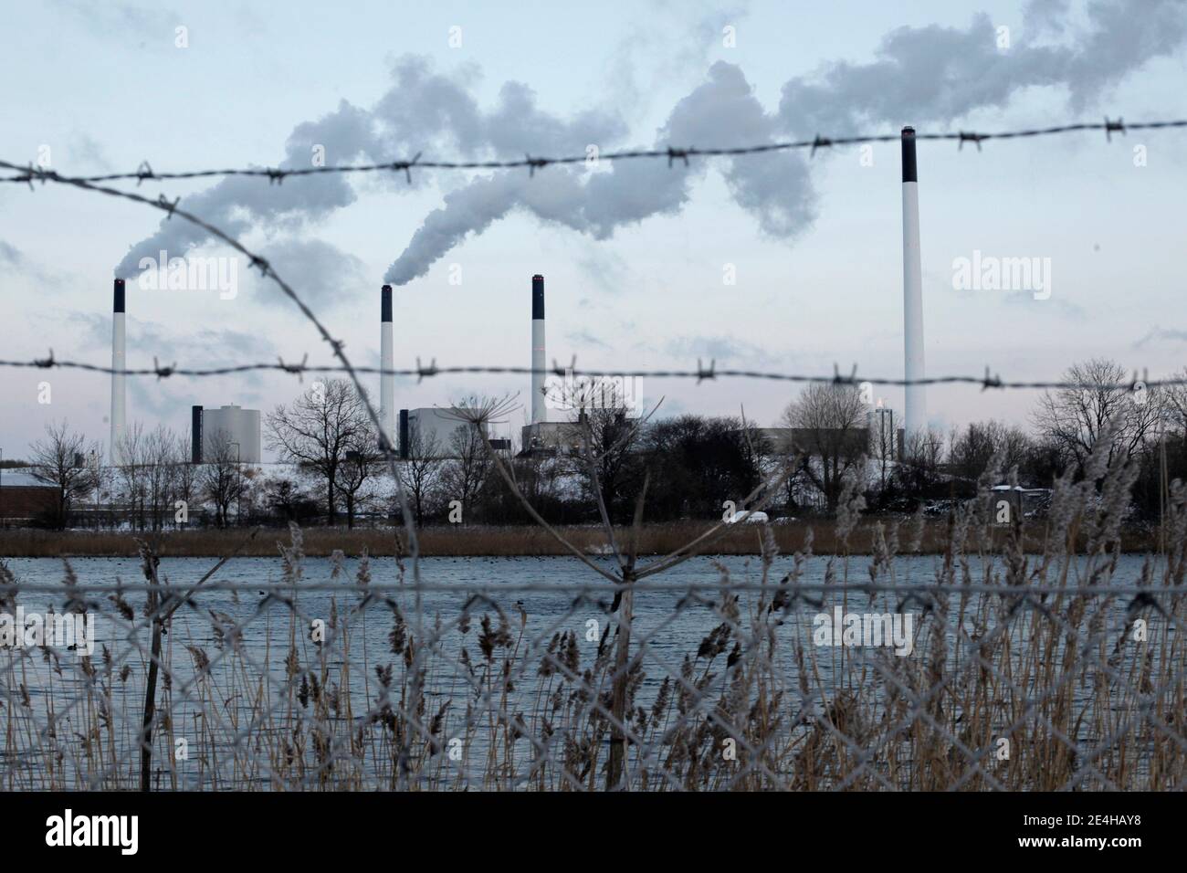 Swedish state-owned utility Vattenfall AB's factory is seen near ...