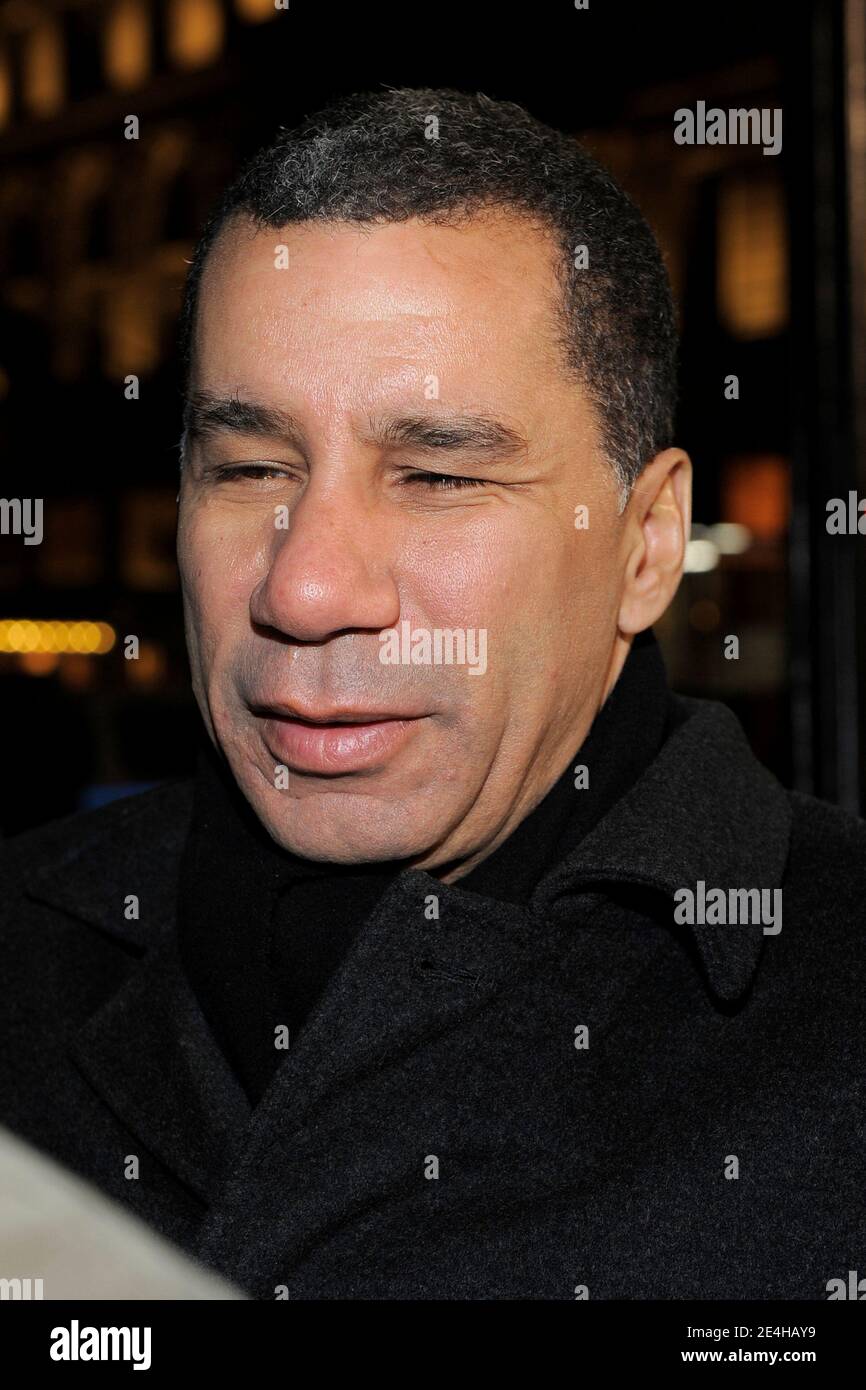 New York State Governor David Patterson attends the lighting of the ...