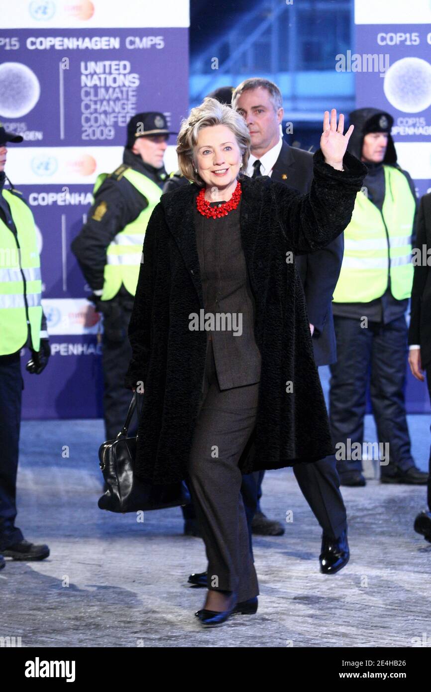U.S. Secretary of State Hillary Clinton arrives at the morning session ...