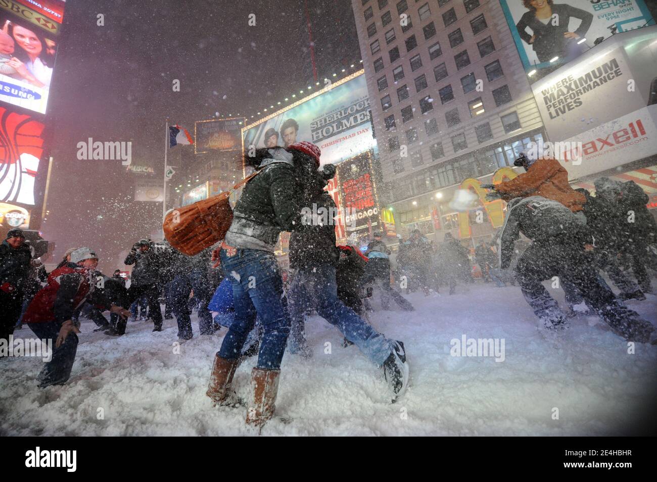 Illustration of New York City, NY USA on December 19, 2009, after this ...