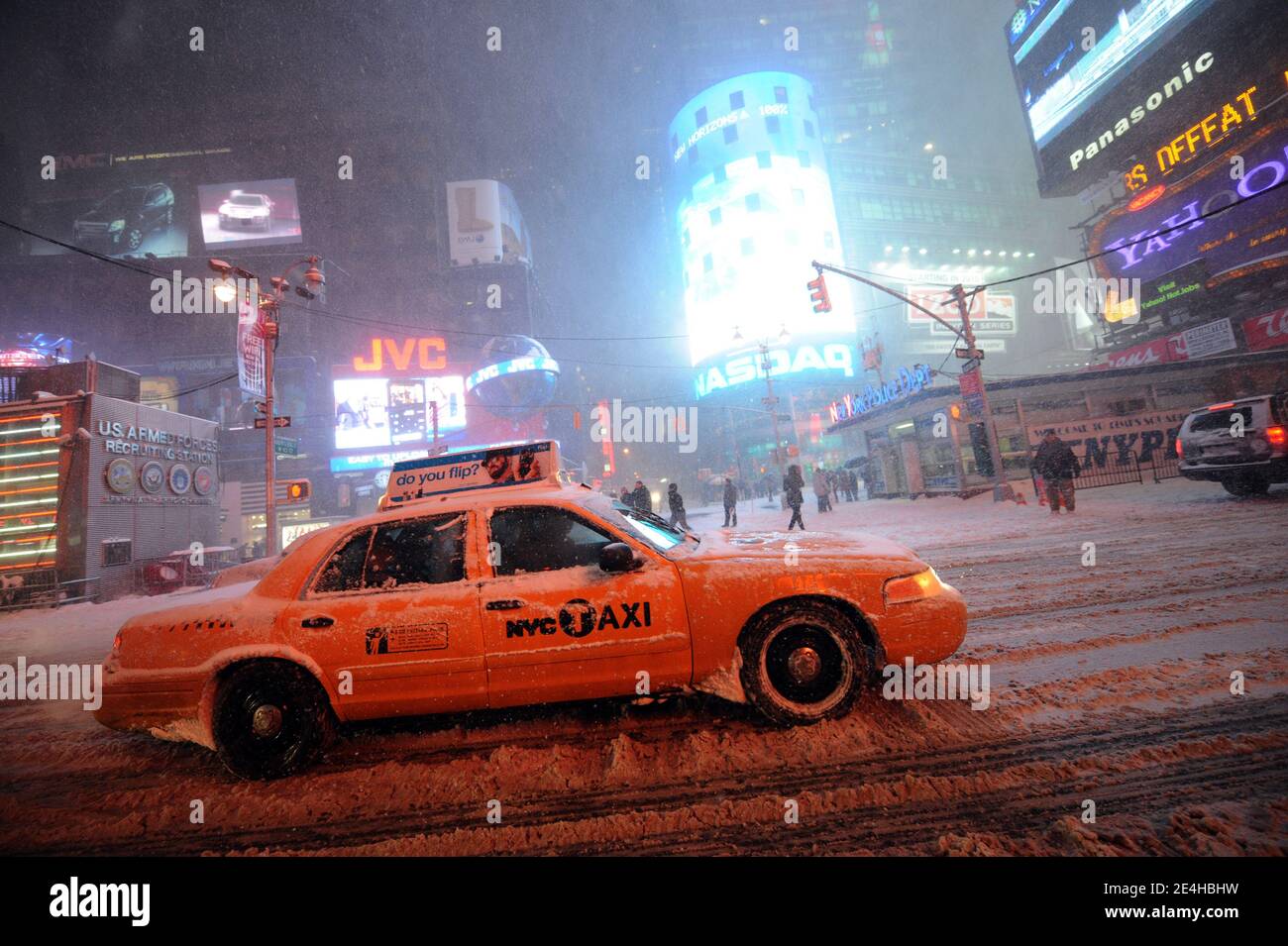 Illustration of New York City, NY USA on December 19, 2009, after this ...