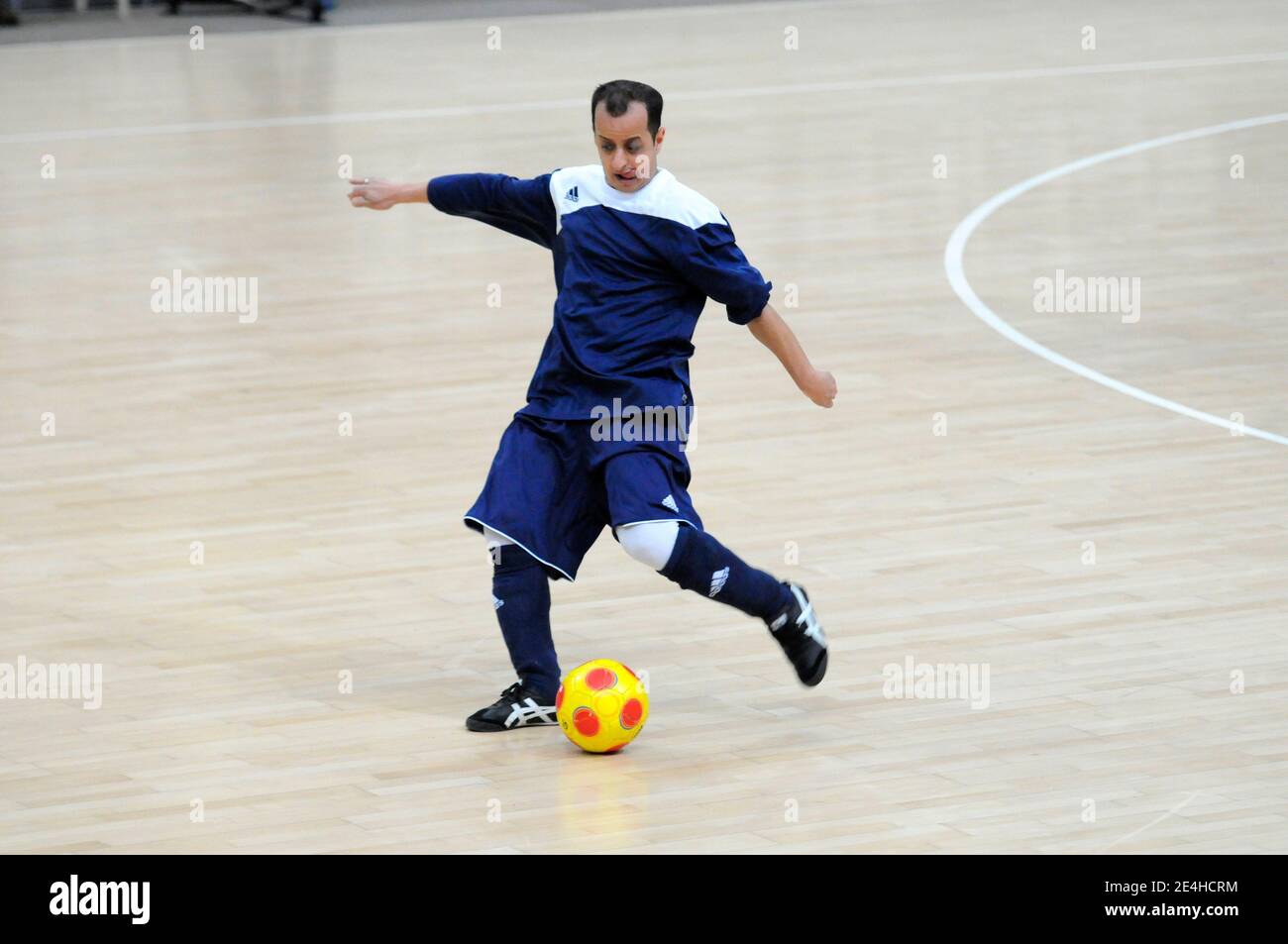 Booder during the soccer charity match of 'Foot de coeur' at Coubertin ...