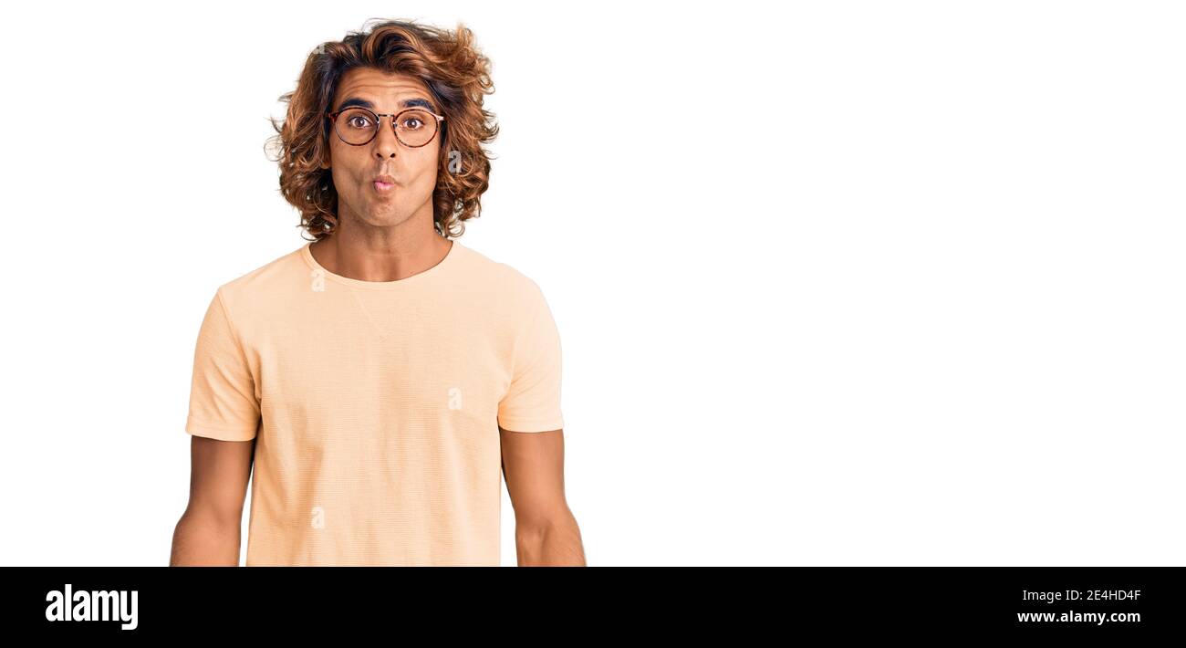 Man making kiss face Cut Out Stock Images & Pictures - Alamy