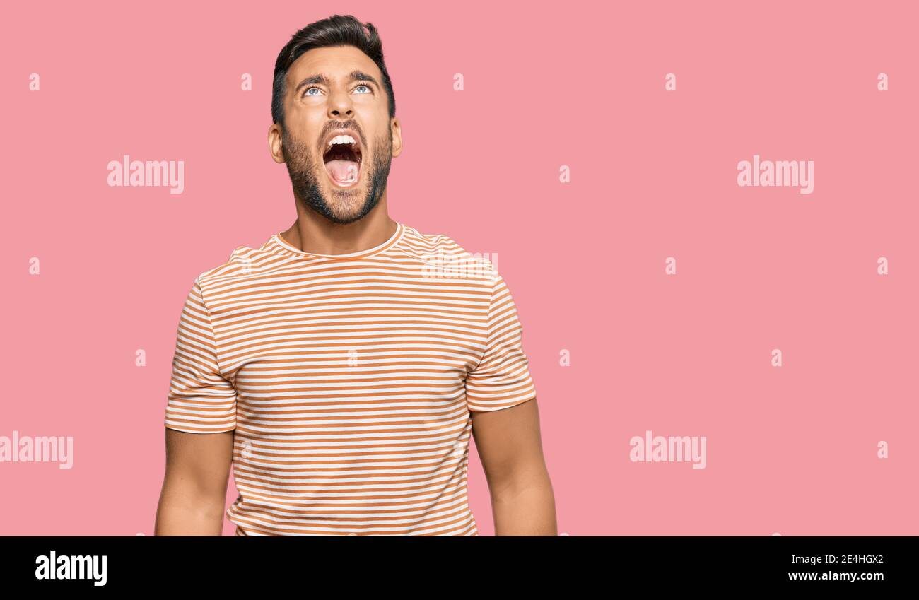 Evil angry latino man hi-res stock photography and images - Alamy