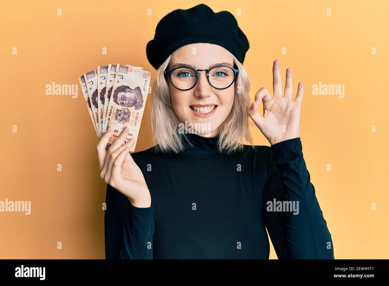 Mexico peso currency sign hi-res stock photography and images - Alamy