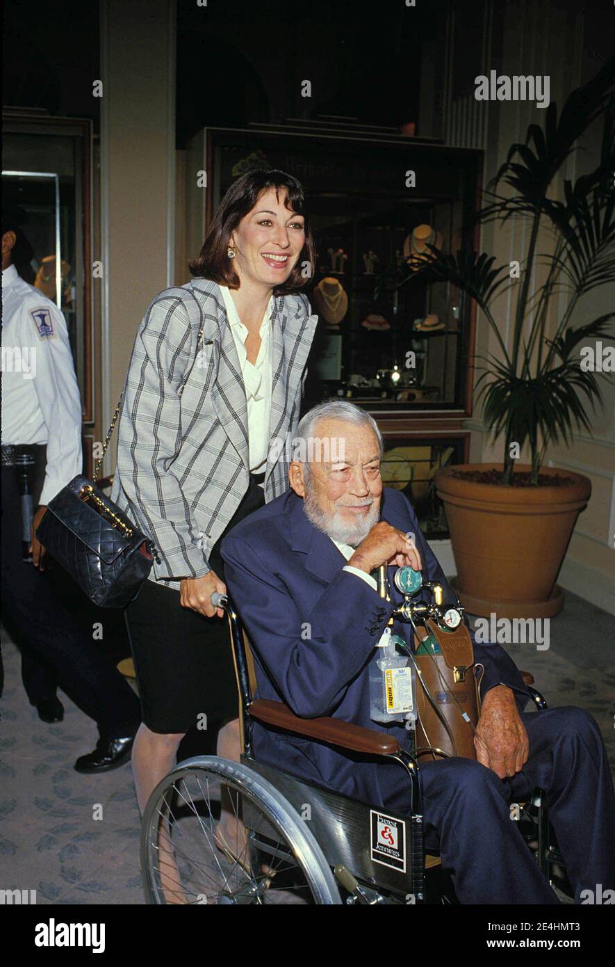Anjelica Huston And John Huston 1986 Credit: Ralph Dominguez/MediaPunch ...