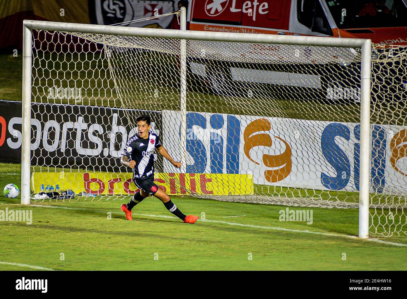 Rio De Janeiro, Brazil. 23rd Jan, 2021. Germán Cano scored during Vasco ...