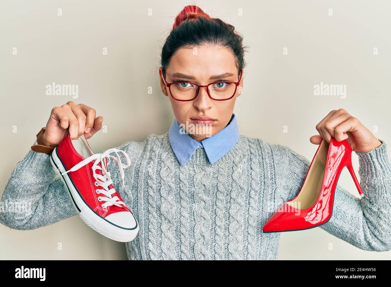 Pain expression comparison hi-res stock photography and images - Alamy