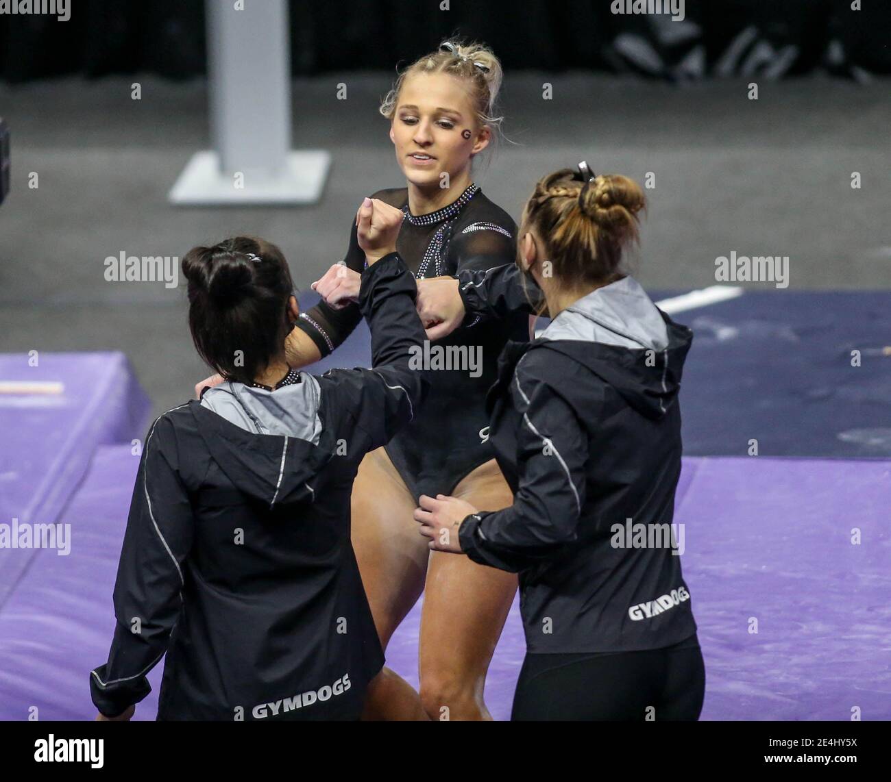 Baton Rouge, LA, USA. 22nd Jan, 2021. Georgia's Rachel Baumann ...
