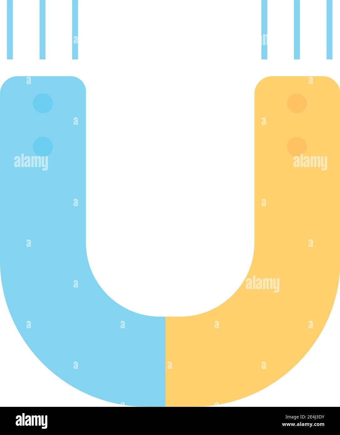 chemistry magnet science flat style vector illustration Stock Vector ...