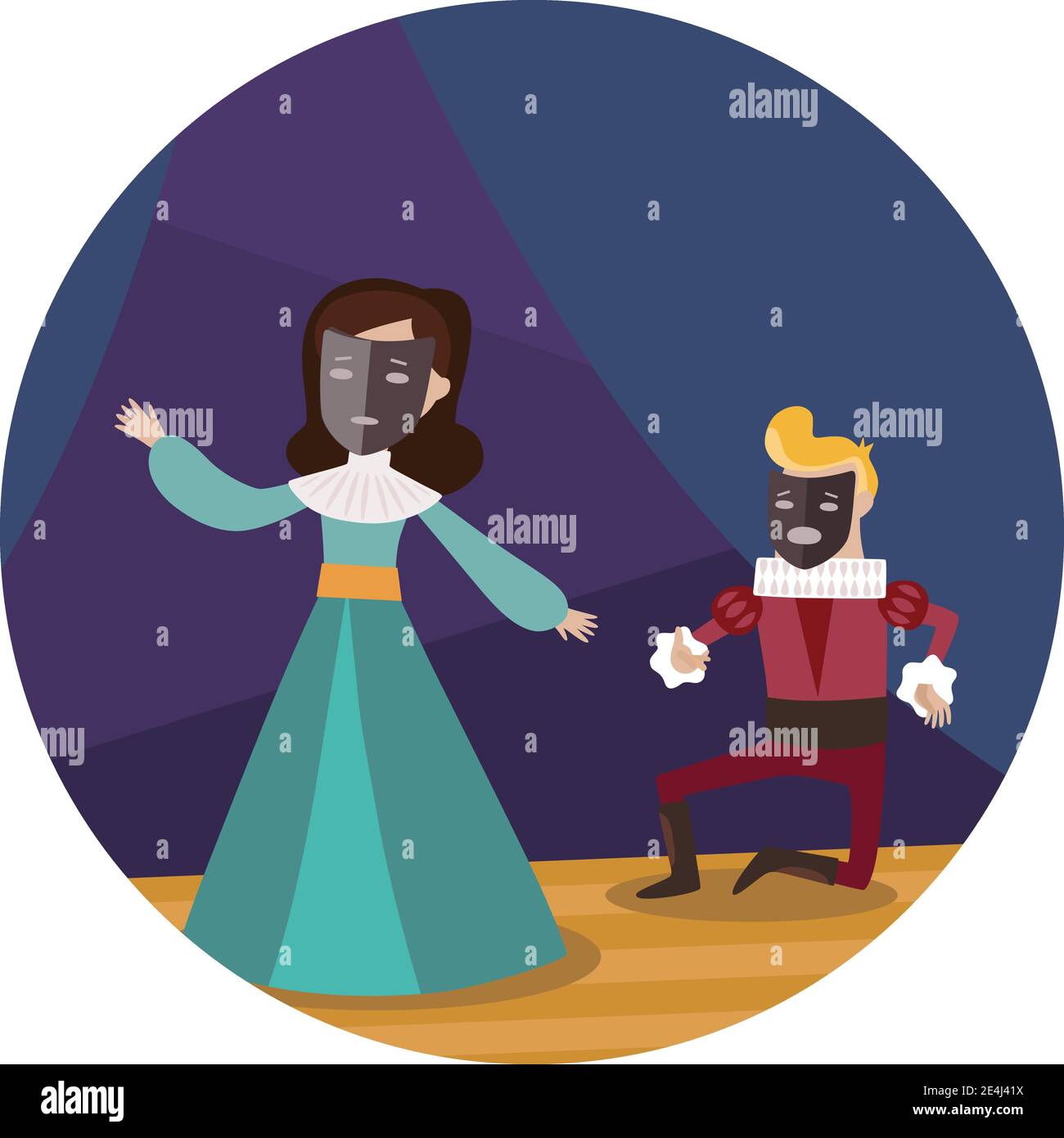 Drama theatre performance symbol vector illustrationl Stock Vector ...