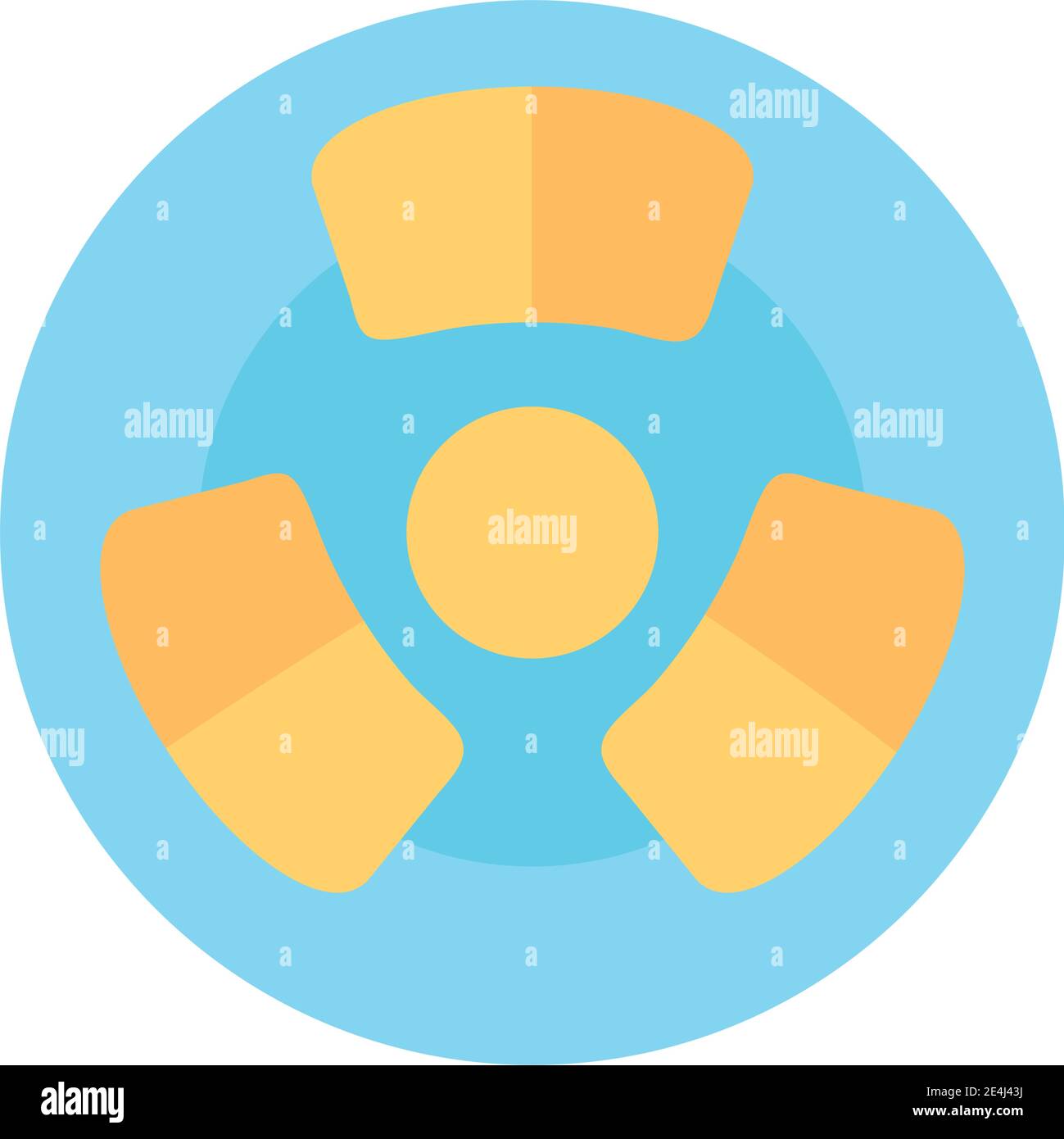 chemistry nuclear science experiment flat style vector illustration ...