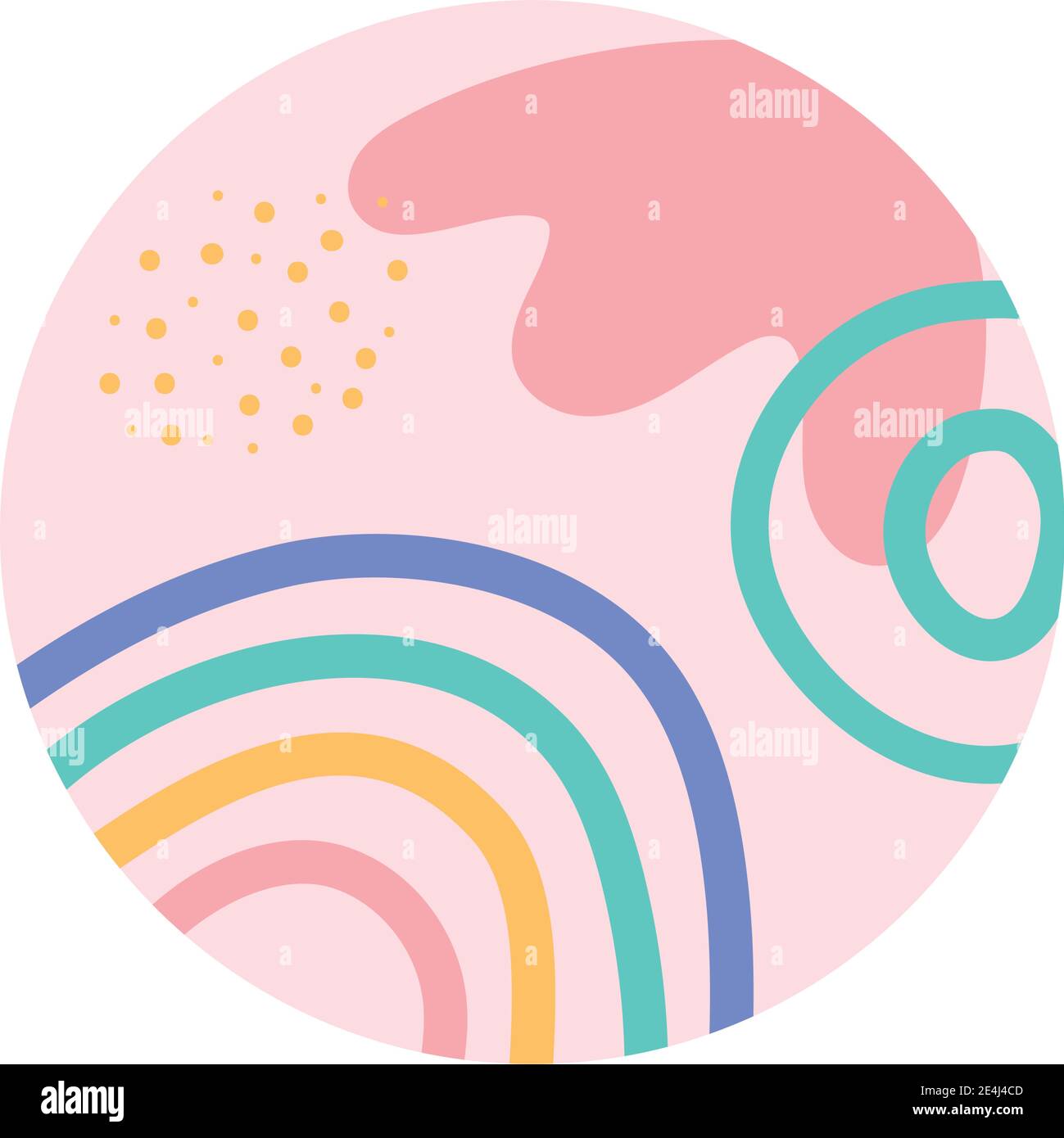 highlight cover shapes abstract color lines decoration vector ...