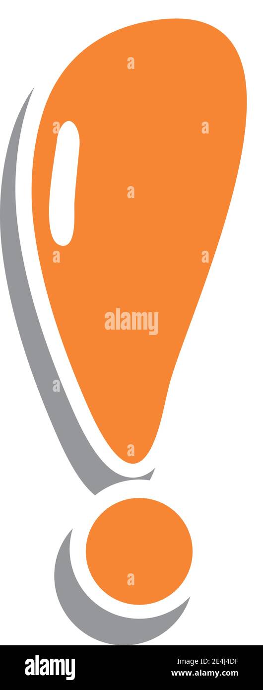 Exclamation mark sticker design, Alarm caution warning and problem ...