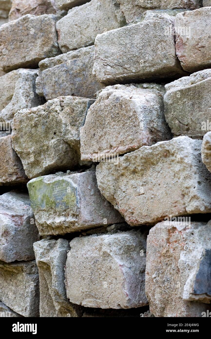 Pile building material bricks used hi-res stock photography and images ...