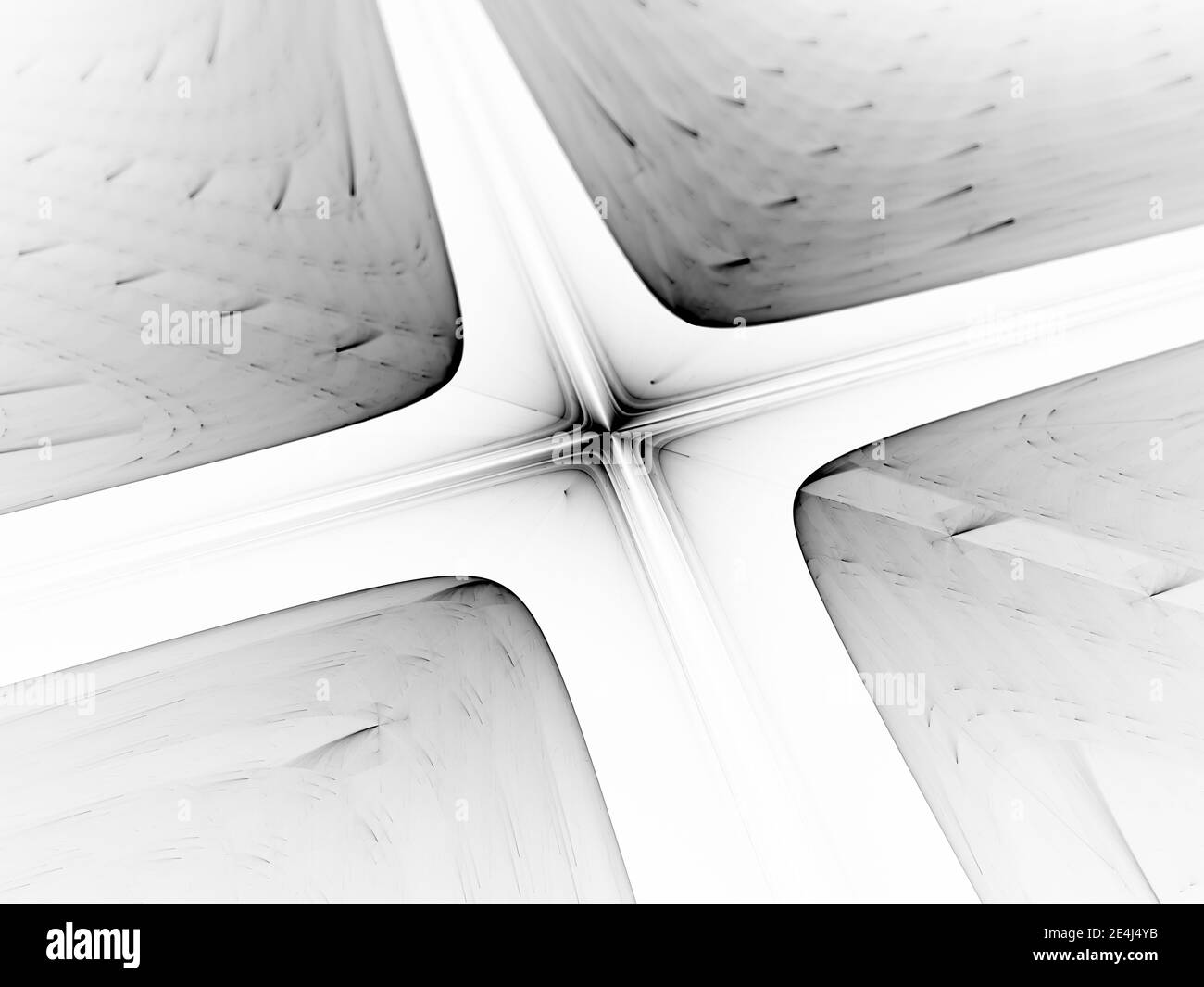 Mandelbulb fractal Black and White Stock Photos & Images - Alamy