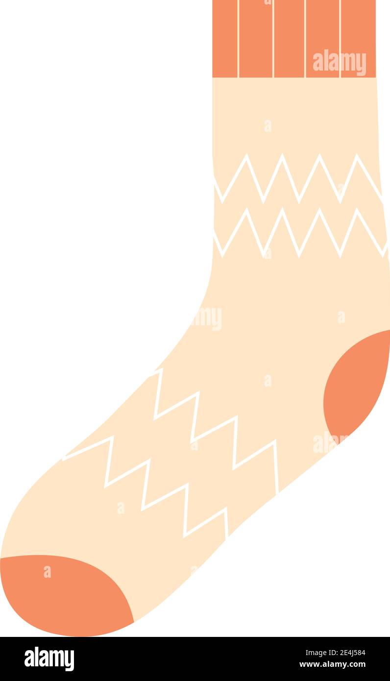 orange and striped sock design, Cloth fashion style wear and store ...