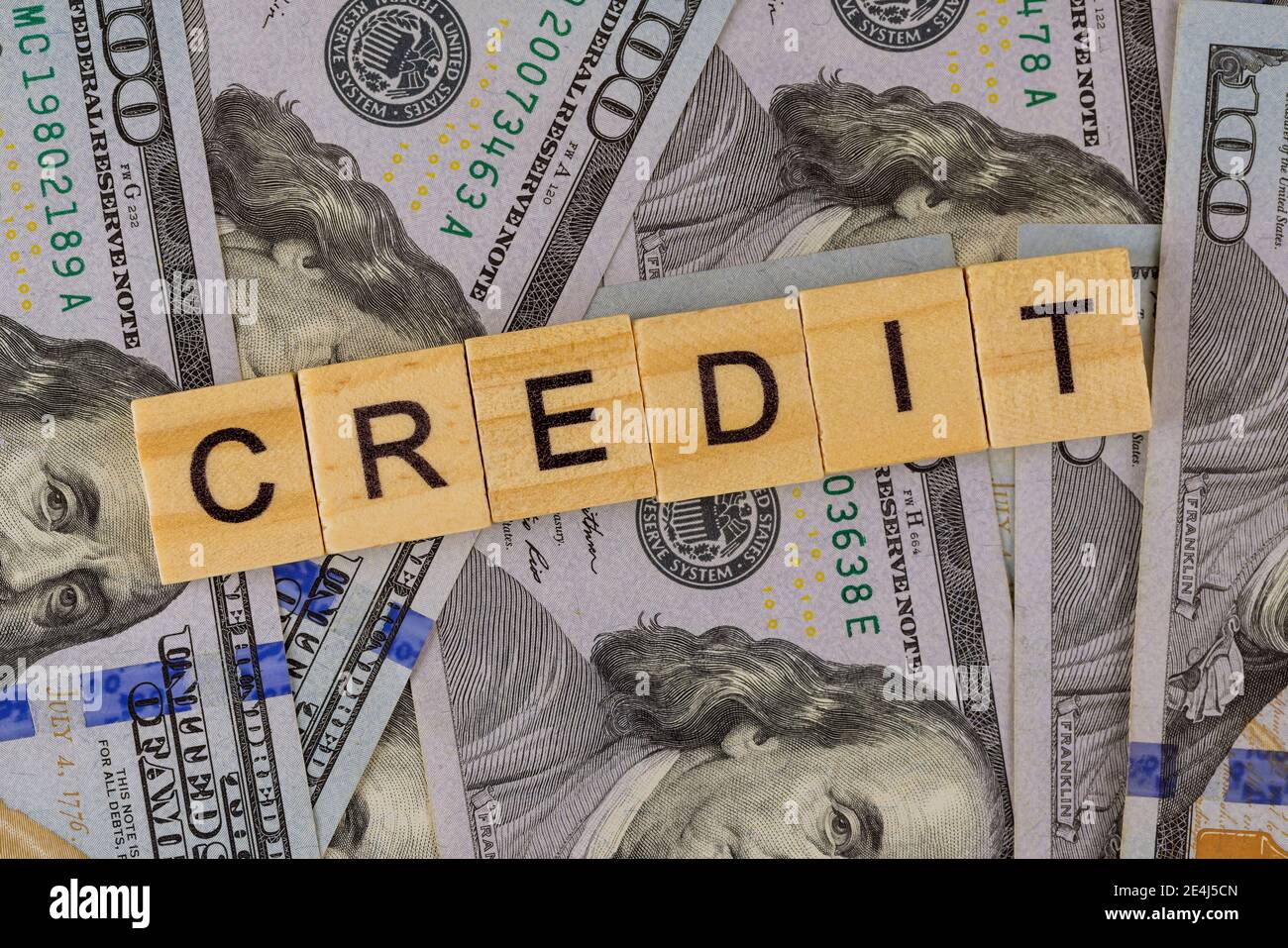 Close Up American dollars banknotes background in US dollars pattern ...