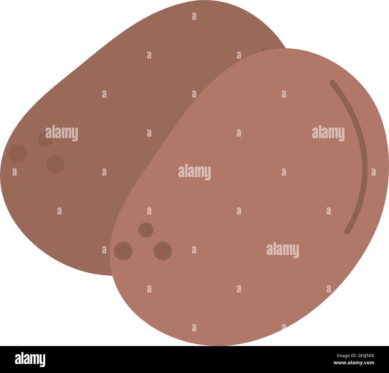 potatoes icon design of food eat restaurant and menu theme Vector ...