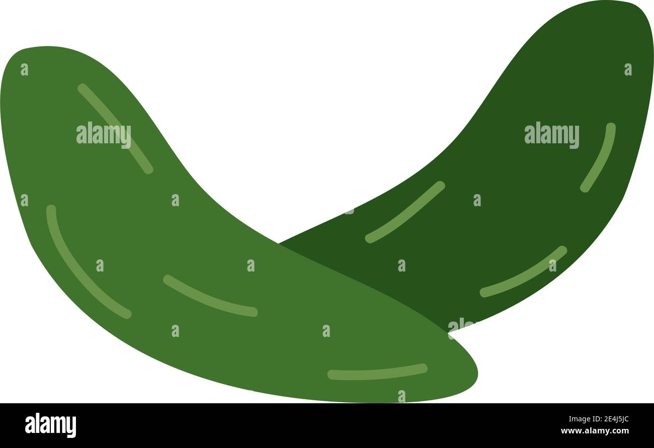 cucumbers vegetable design, food organic and healthy theme Vector ...