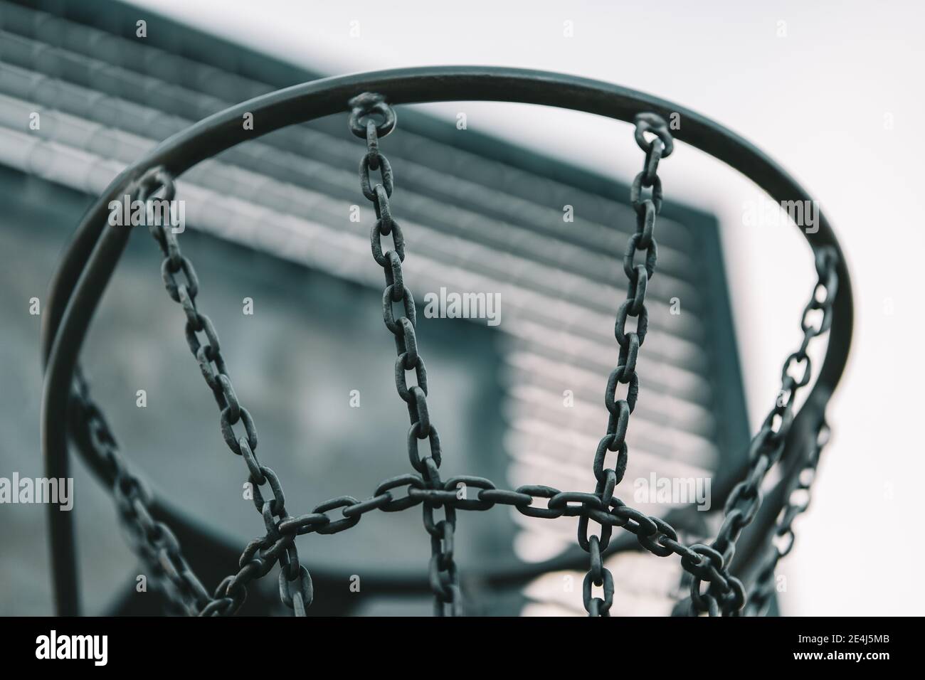 Steel basketball ring hi-res stock photography and images - Alamy