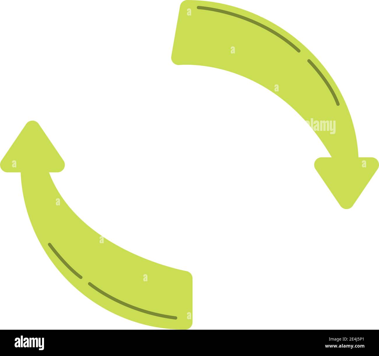 Recycle arrows design, Ecology eco save and green theme Vector ...