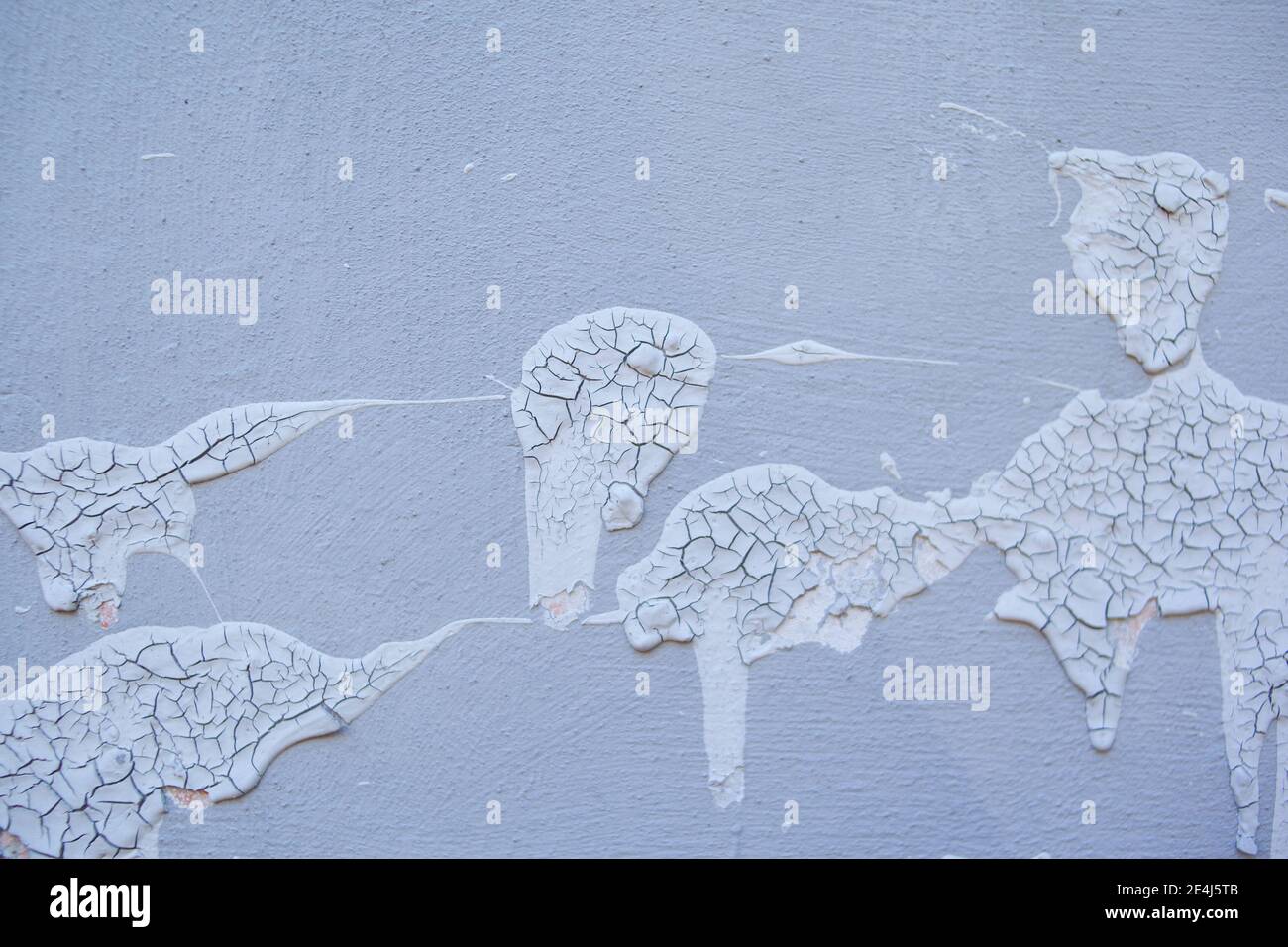 Texture of old gray wall with dried splashes of paint on it Stock Photo ...