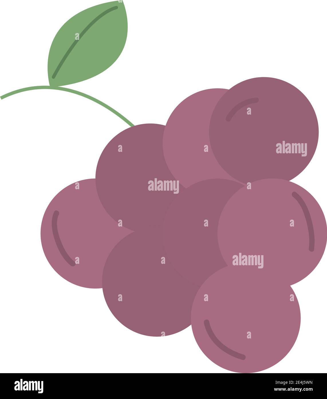 grapes fruit design of healthy organic food theme Vector illustration Stock Vector Image & Art ...