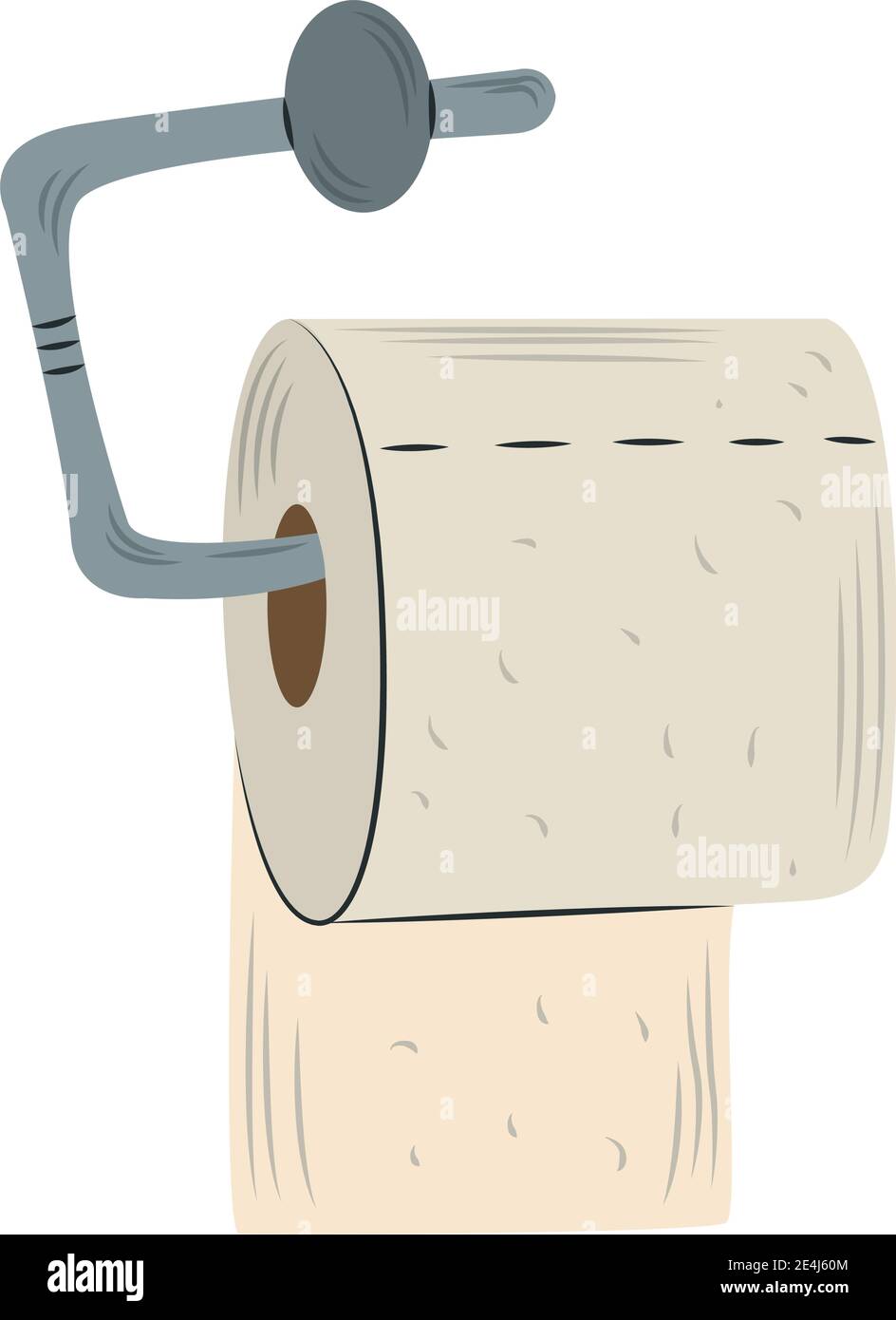 toilet paper hygiene hanging roll isolated design vector illustration ...