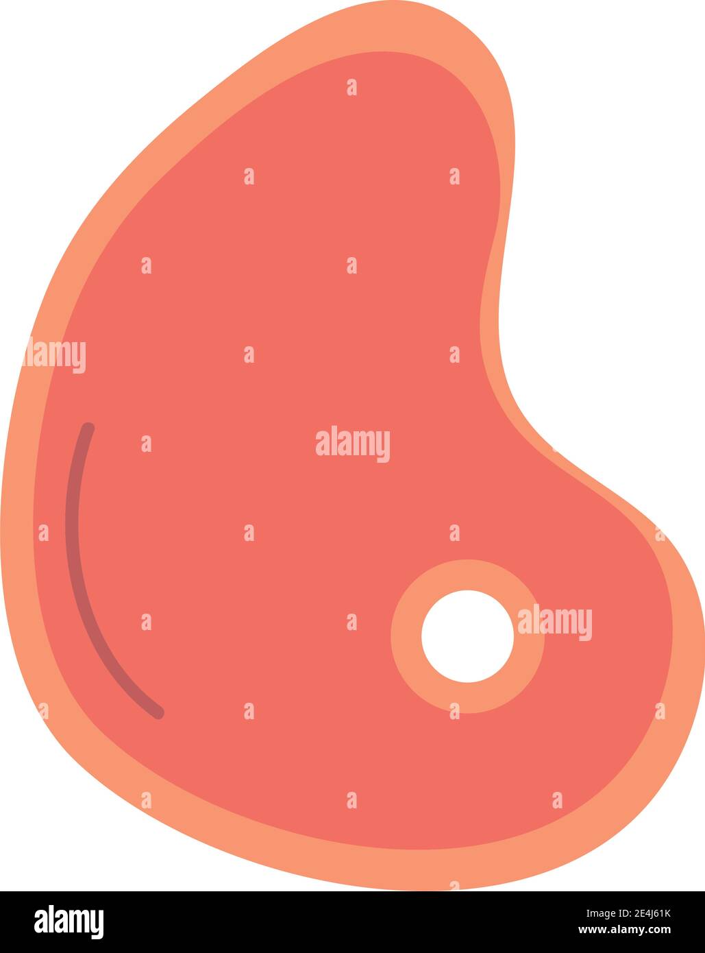 meat icon design of food eat restaurant and menu theme Vector ...