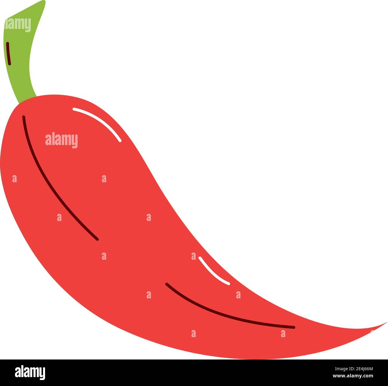 chilli vegetable design, food organic and healthy theme Vector ...