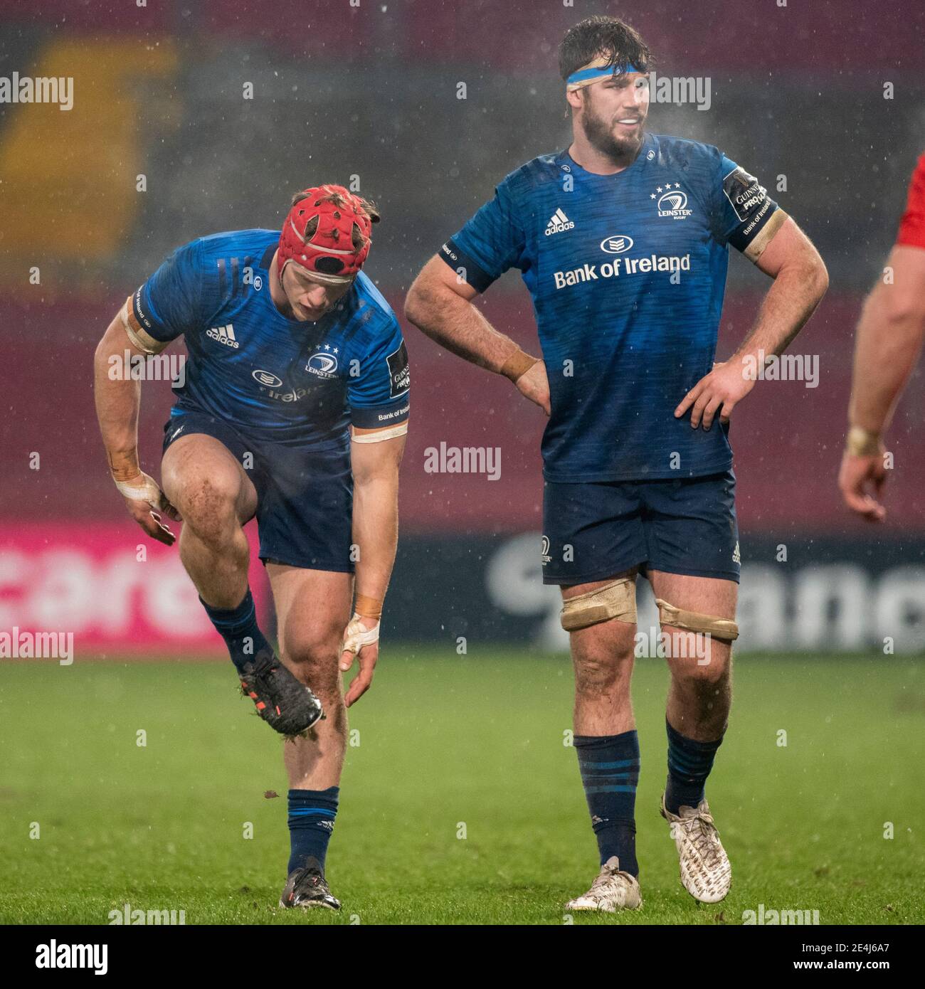Josh van der Flier of Leinster and Caelan Doris of Leinster during the ...
