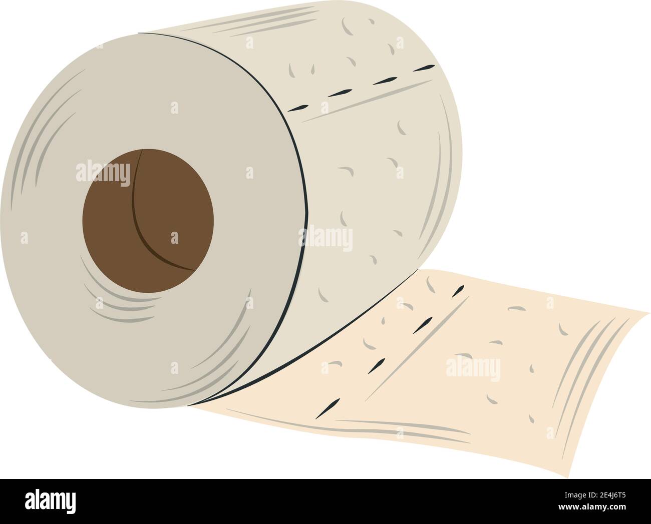 toilet paper roll cleaner hygiene isolated design vector illustration ...