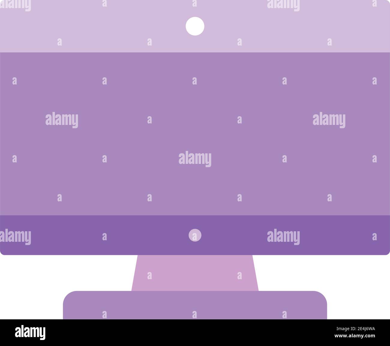 computer monitor device technology digital cartoon vector illustration ...