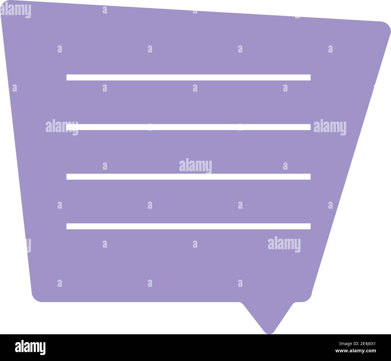 speech bubble, message text communication purple design vector ...