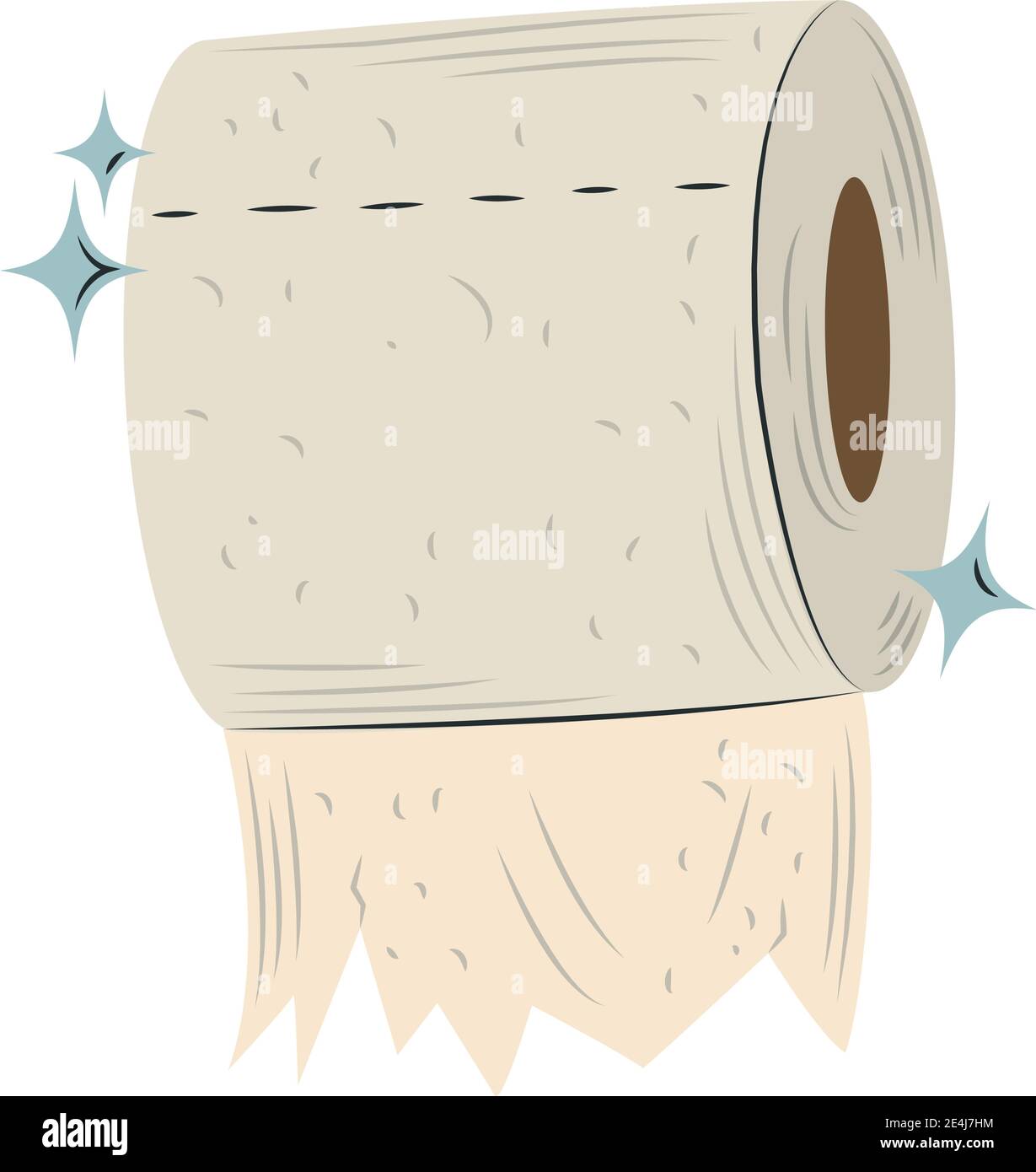 toilet paper hygiene bathroom tool isolated design vector illustration ...