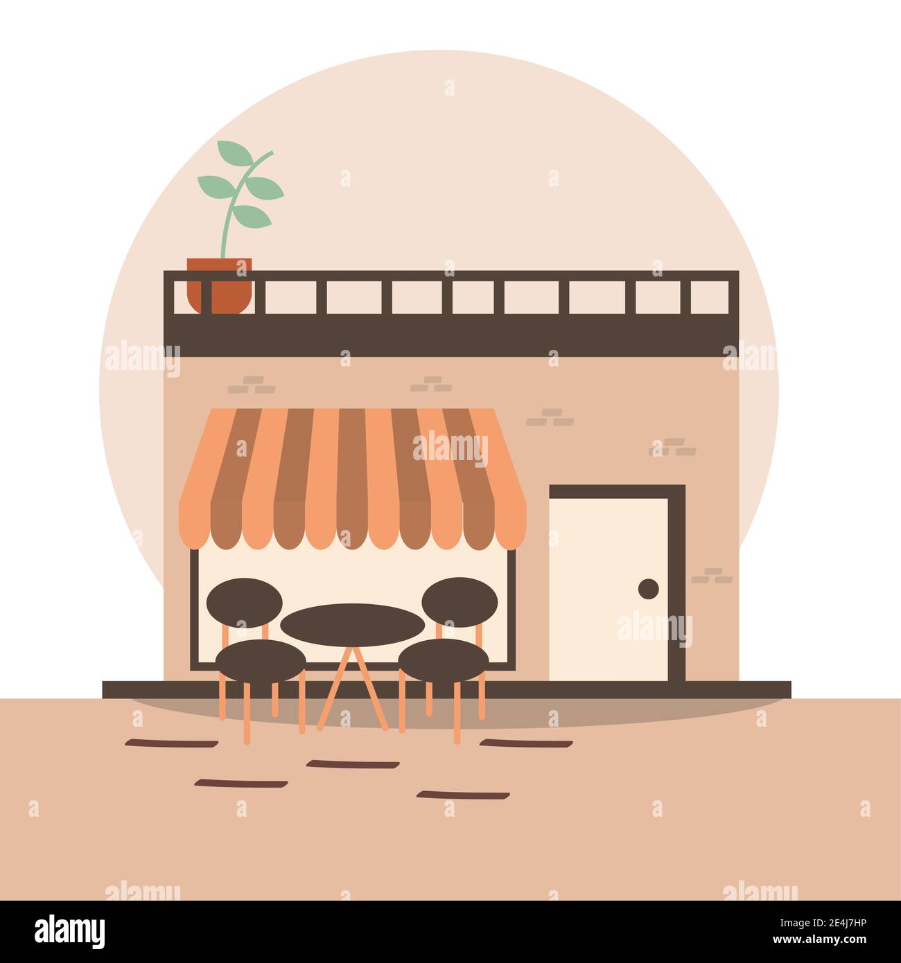 High street supermarket Stock Vector Images - Alamy