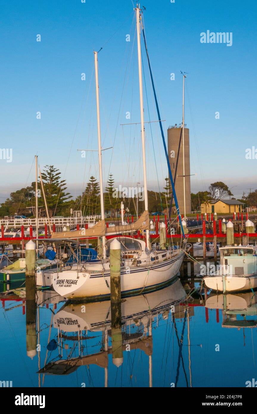 Seaside village of Port Albert in South Gippsland, once a port for ...