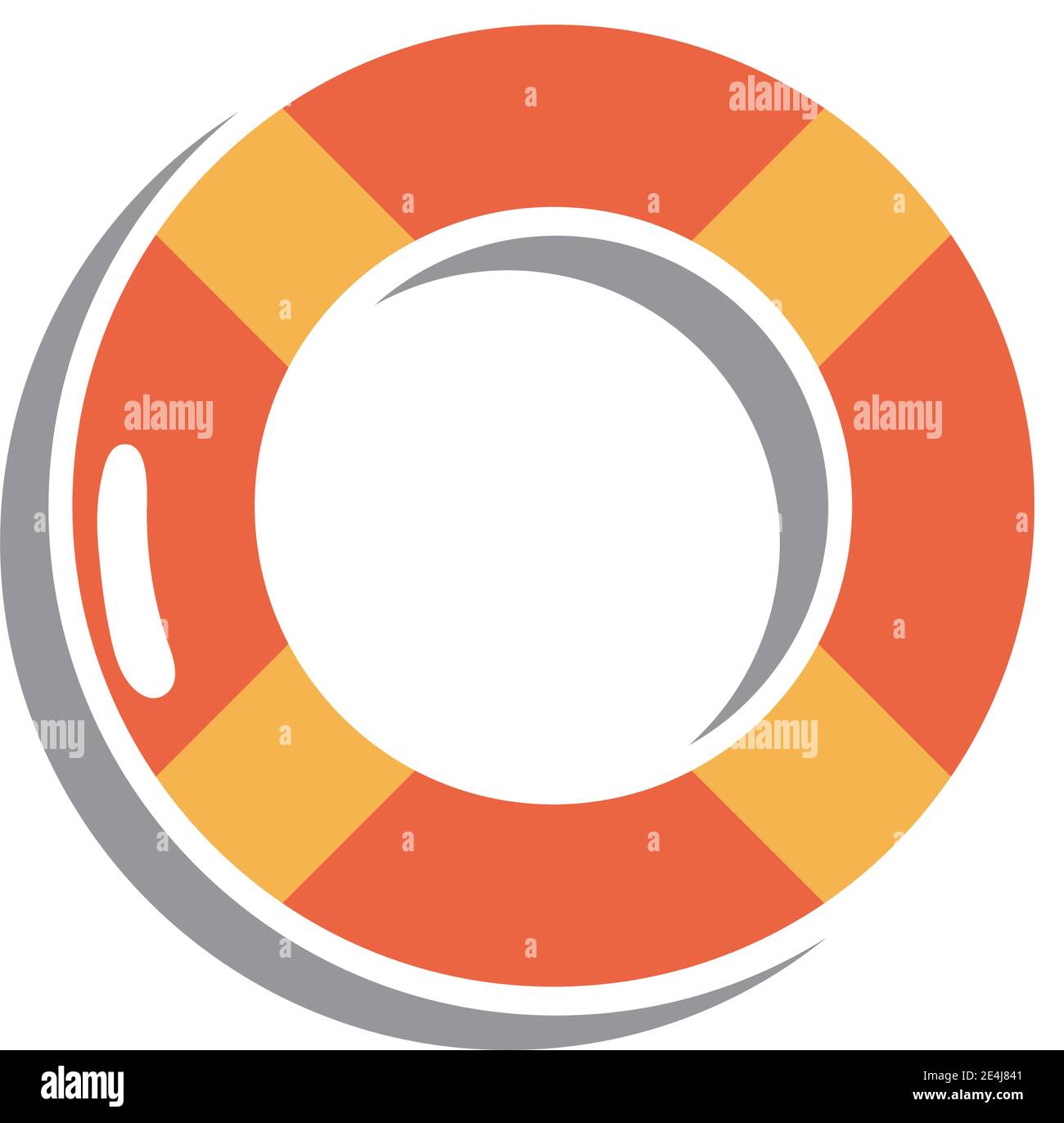 Summer float sticker design, vacation and tropical theme Vector ...