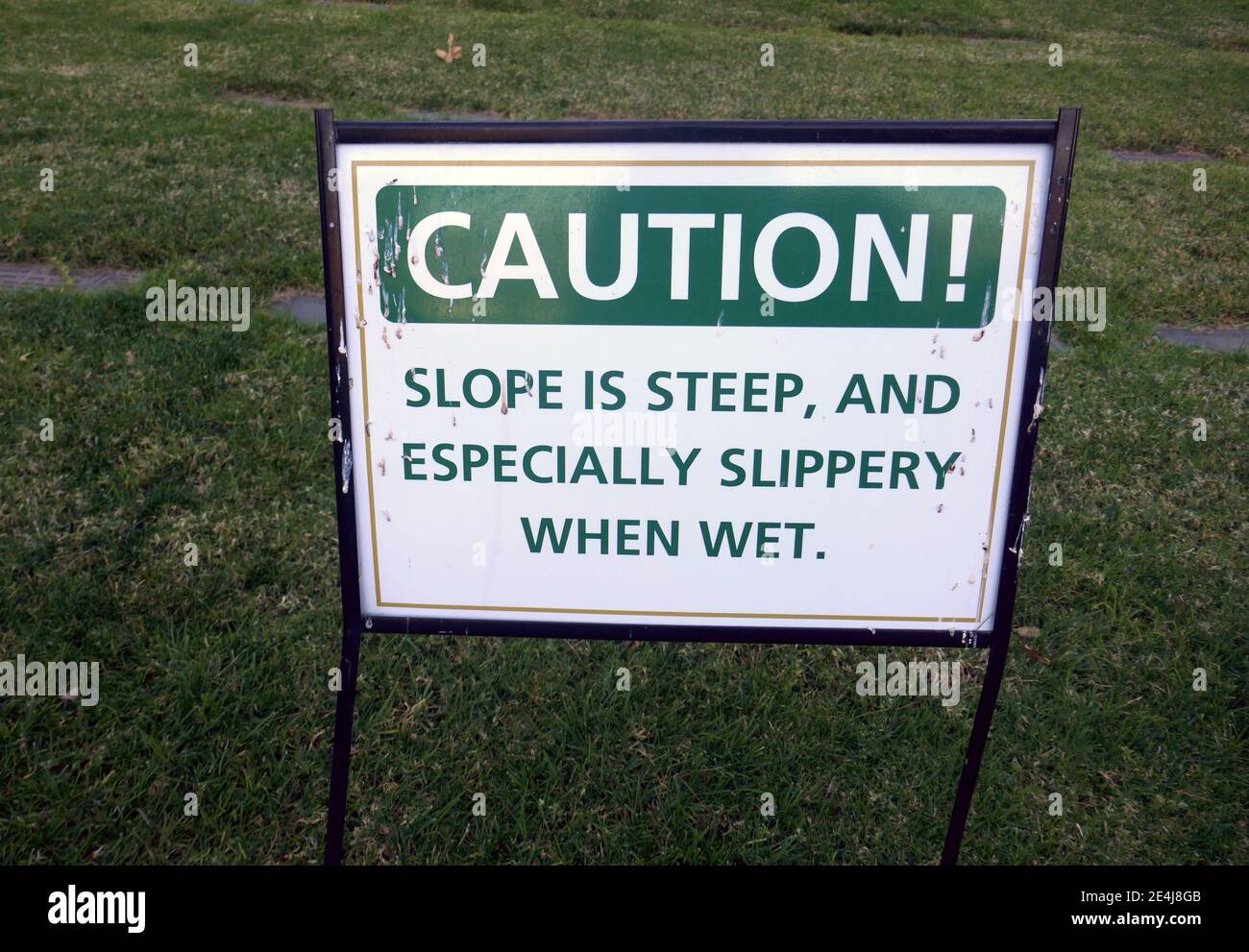 Us steep slope sign hi-res stock photography and images - Alamy