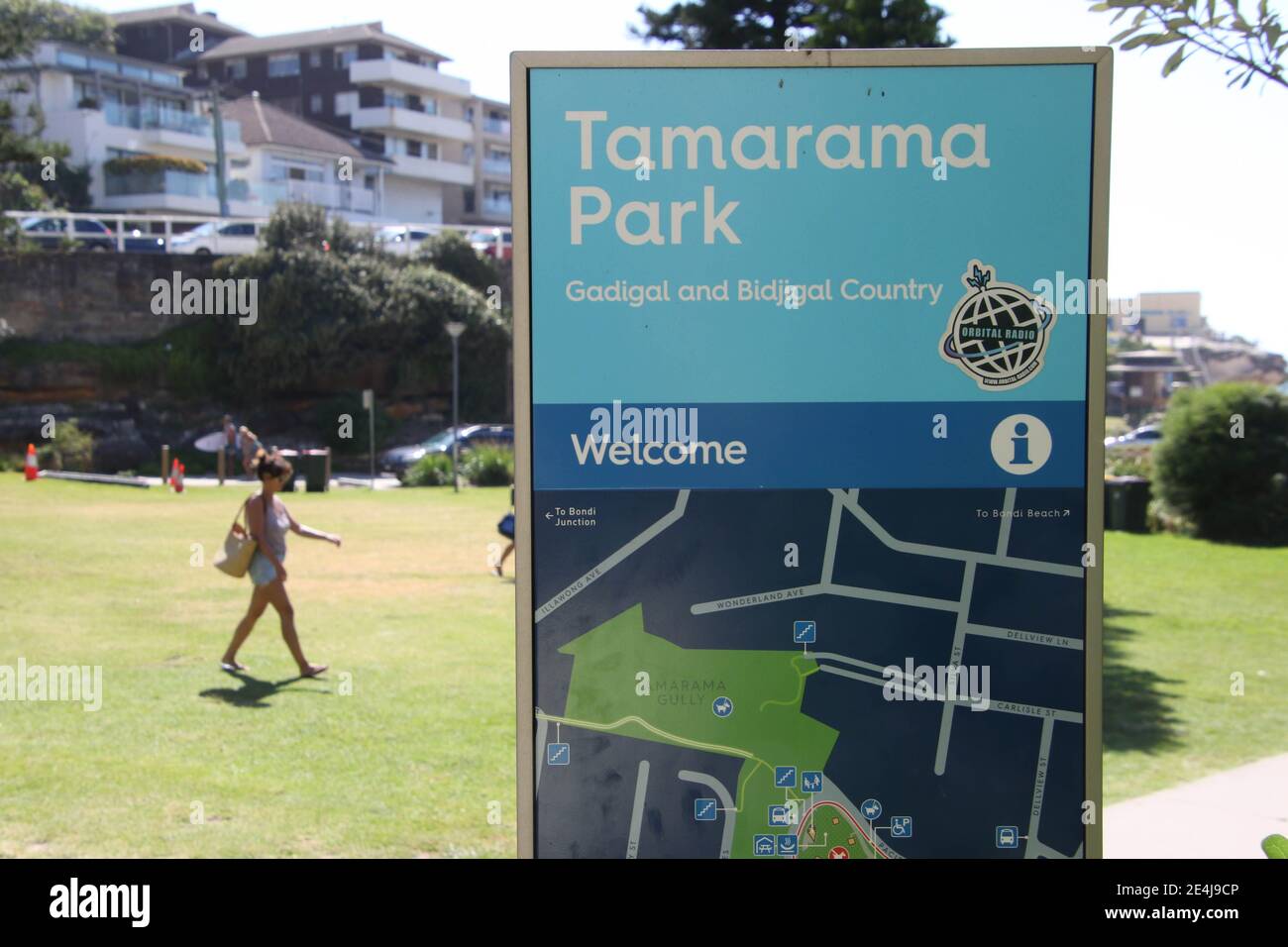 Tamarama Park, Tamarama, Sydney, NSW, Australia Stock Photo - Alamy