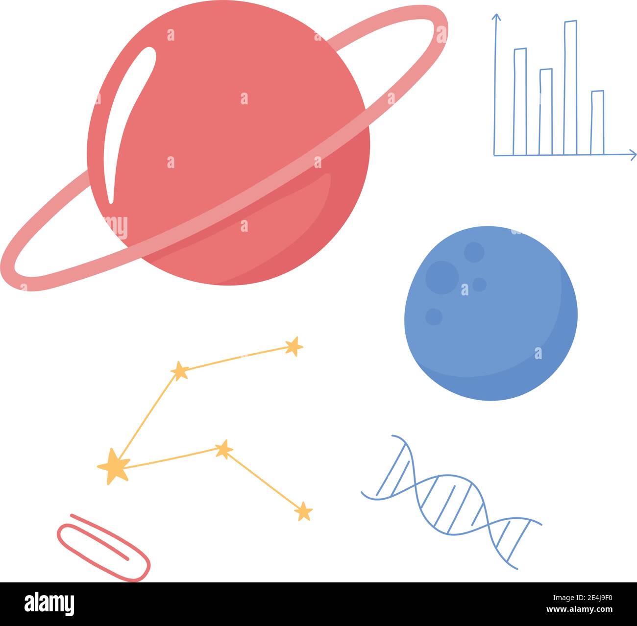 education science lesson study school design vector illustration Stock ...