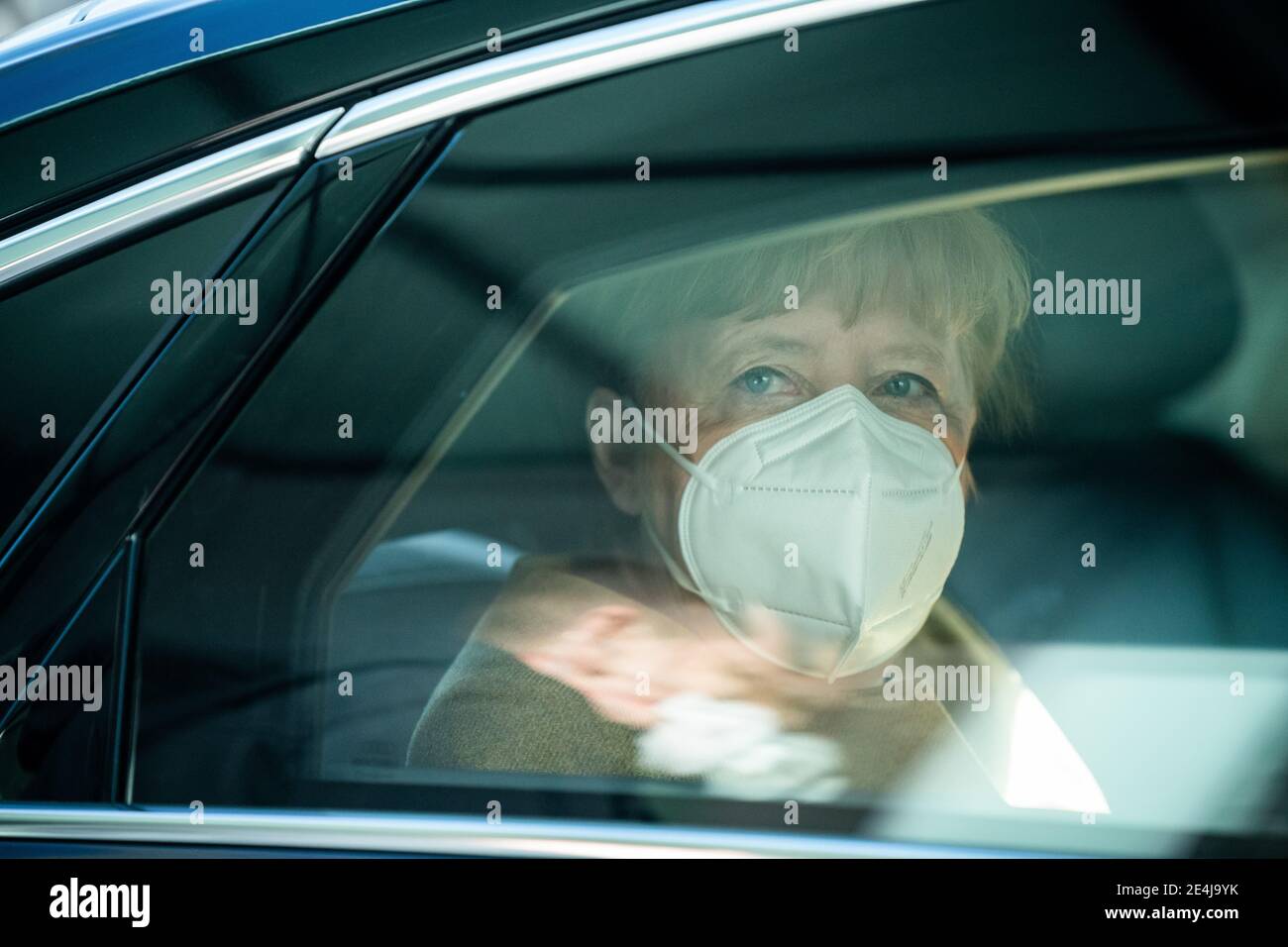 Berlin, Germany. 21st Jan, 2021. German Chancellor Angela Merkel (CDU ...